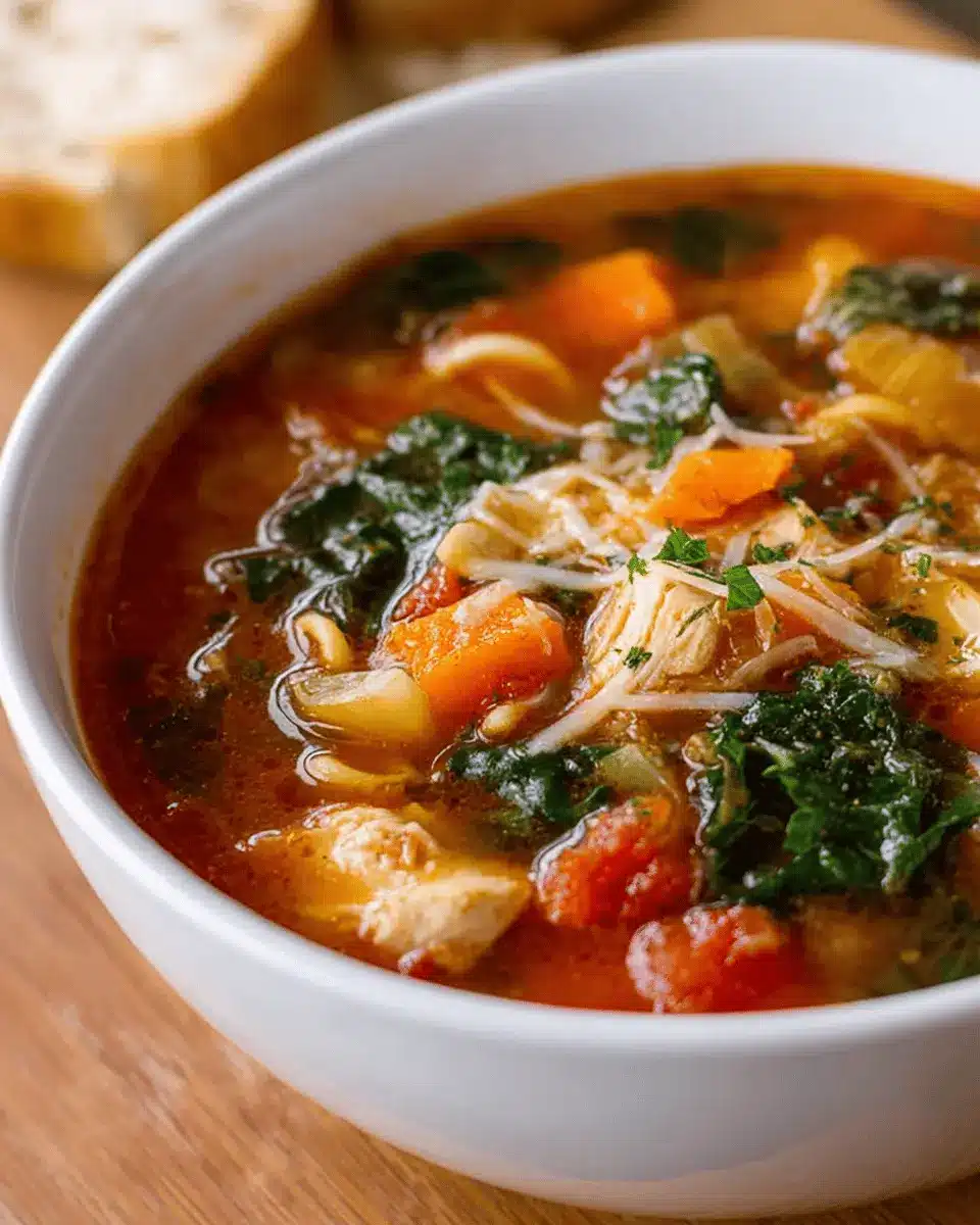 Italian Chicken and Autumn Veggie Soup - Recipes with Granny